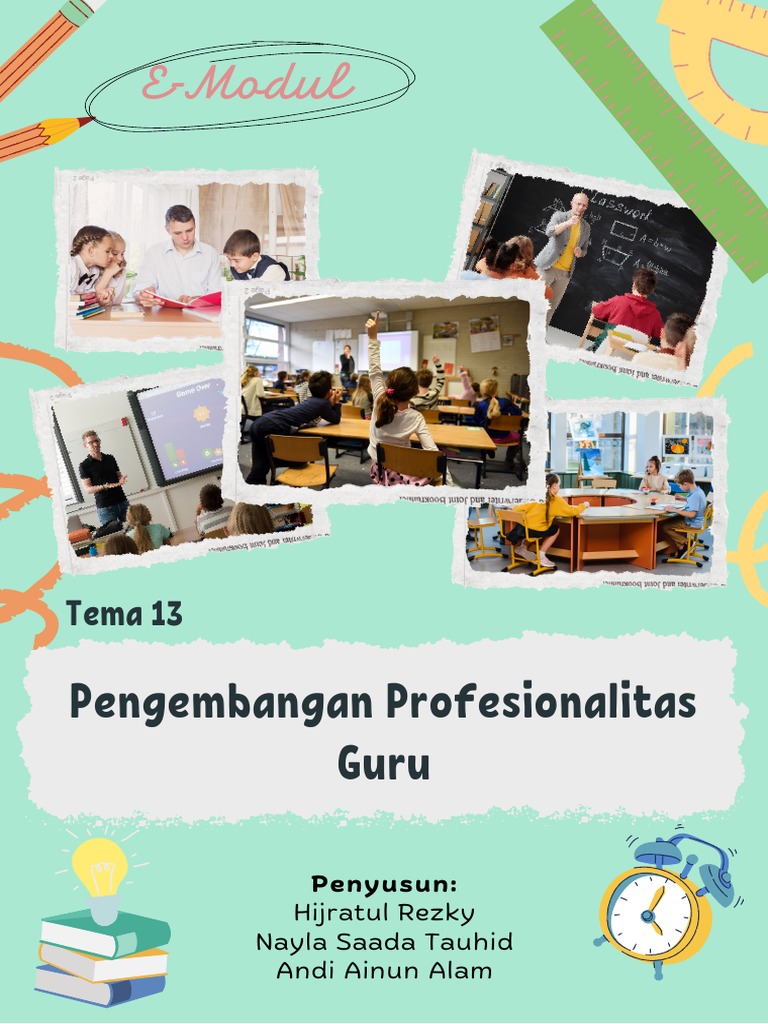 E-Modul Tema 13 Pengembangan Profesionalitas Guru | PDF