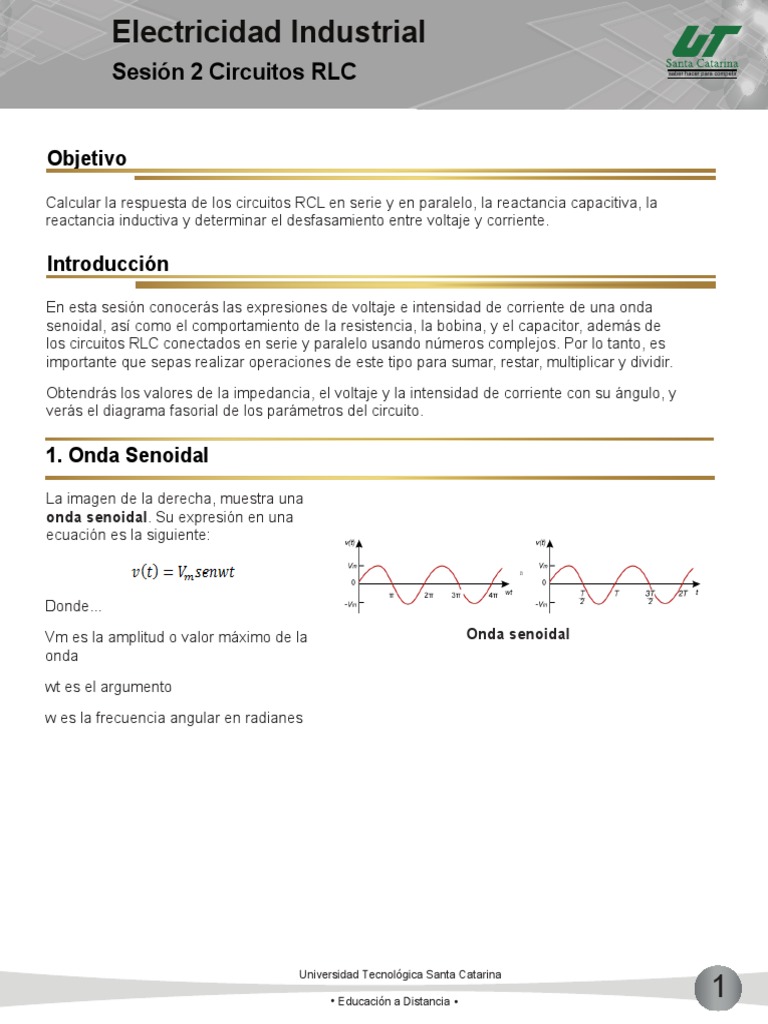 Imprimible Ei s2 | PDF | Impedancia eléctrica | Inductor