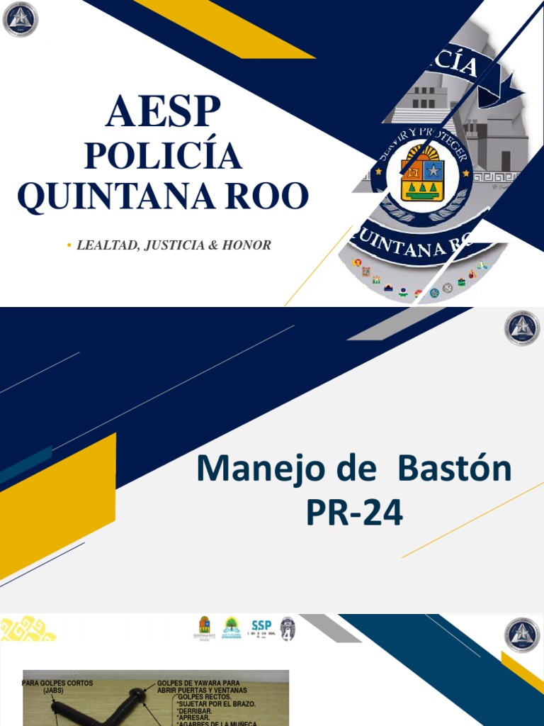 V. Manejo de Bastón PR-24 QROO | PDF | Mano