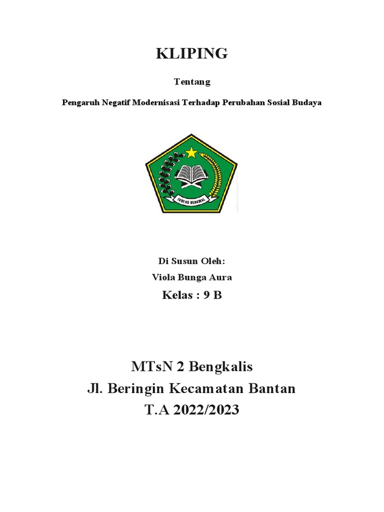 Kliping MTS 2 | PDF