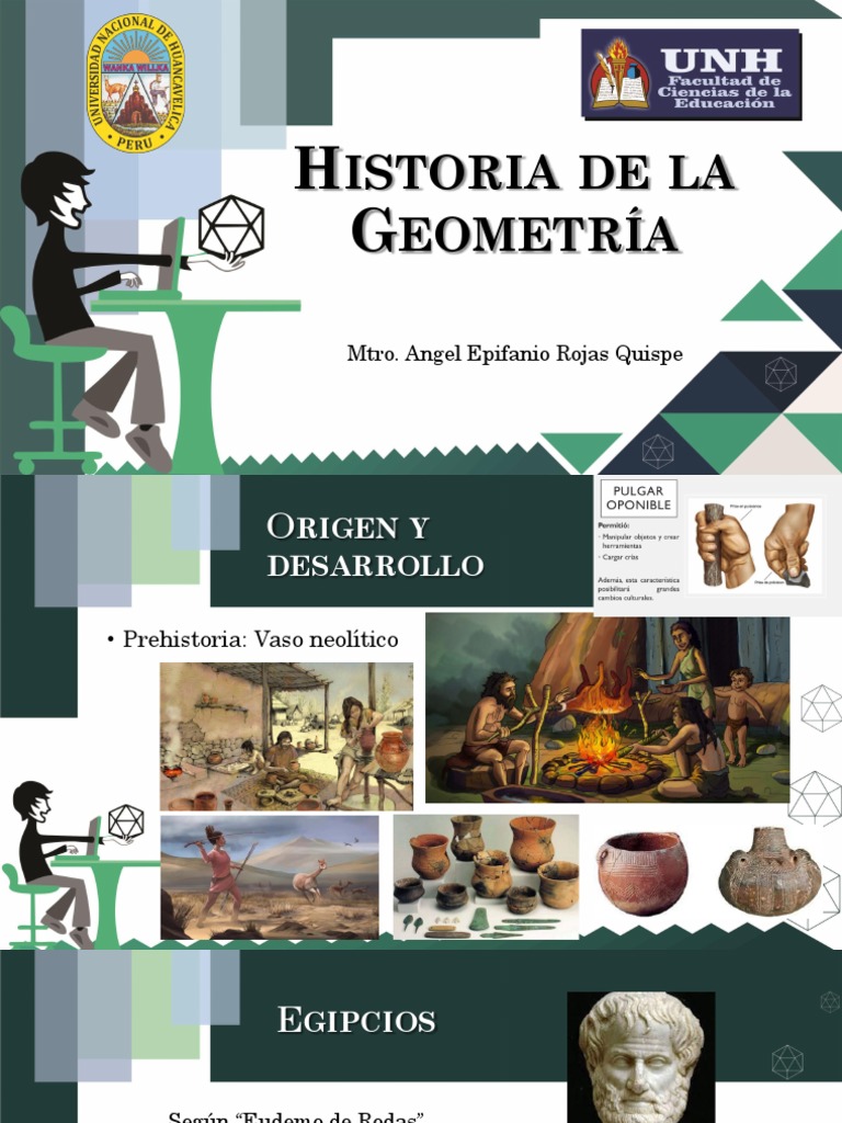 Historia y Origen de la Geometría | PDF | Geometría | Triángulo