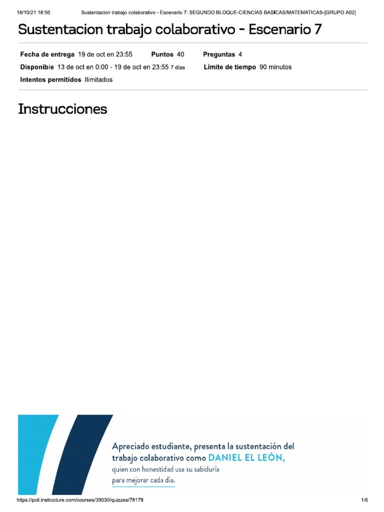 Parcial Prueba Trabajo Colaborativo | PDF