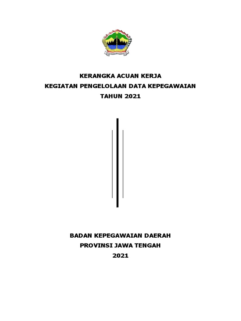 Kak Pengelolaan Data Kepegawaian.. | PDF