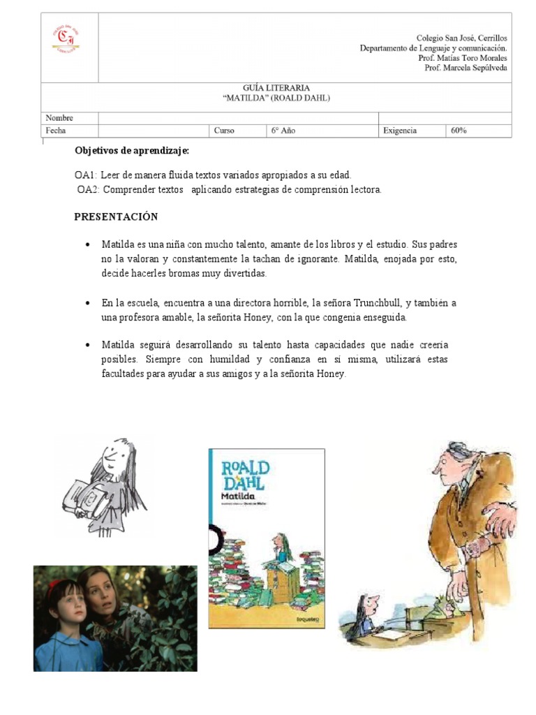 Matilda Guia 6to TL | PDF