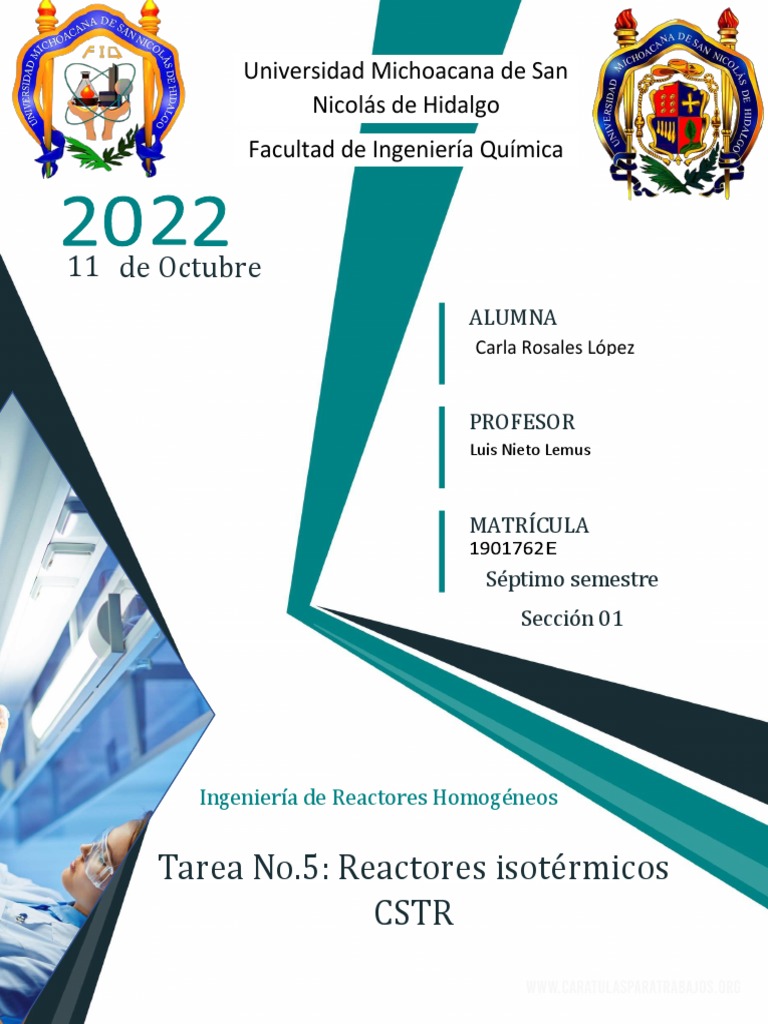Reactores Tarea 5 | PDF