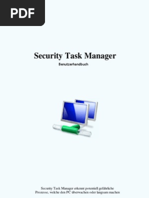 Security Task Manager SecurityTaskManager Handbuch | PDF