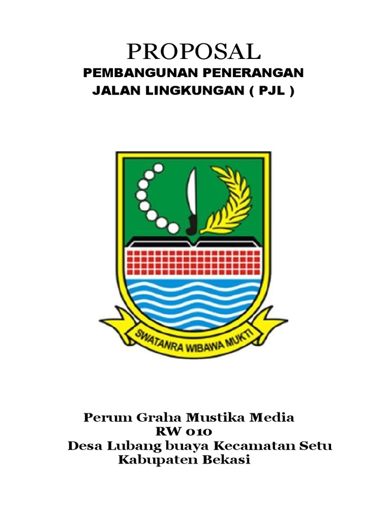Proposal Penerangan Jalan Lingkungan (PJL) | PDF