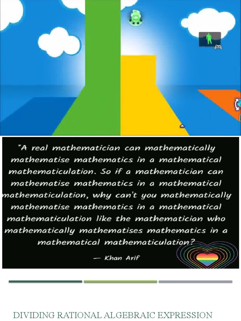 Dividing Rational Algebraic Expression | PDF | Computers