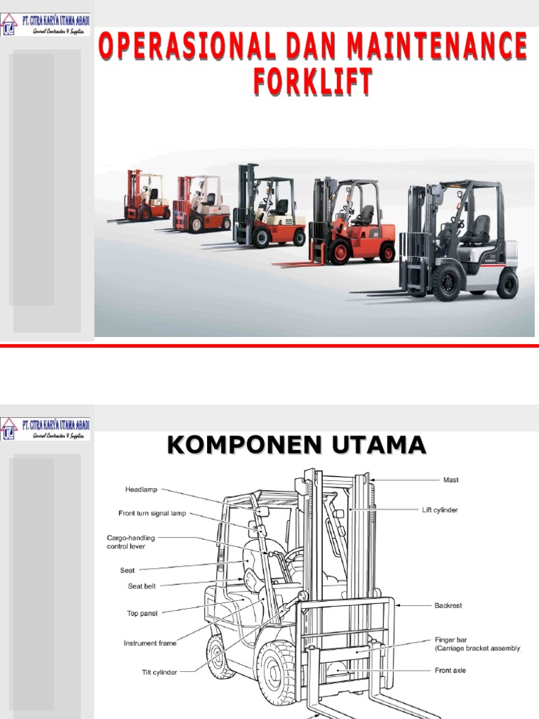 SOP Forklift CKUA | PDF