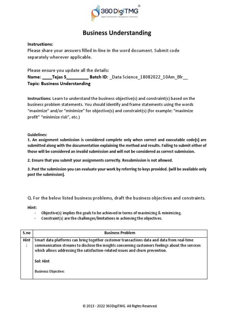 CRISP - ML (Q) - Business Understanding | PDF | Retail | Machine Learning
