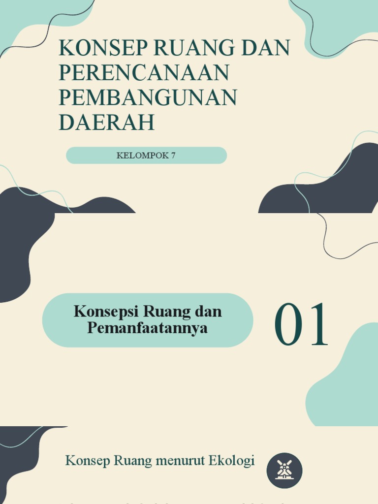 7 - Konsep Ruang Dan Perencanaan Pembangunan Daerah | PDF