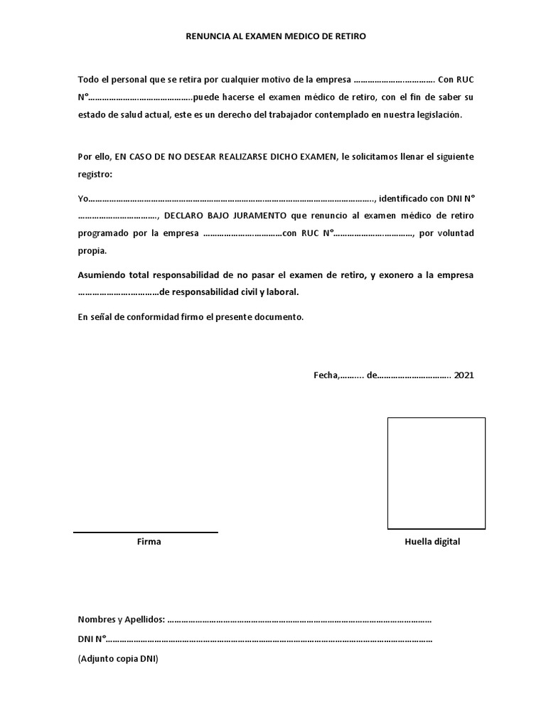 Formatos - Liberación | PDF