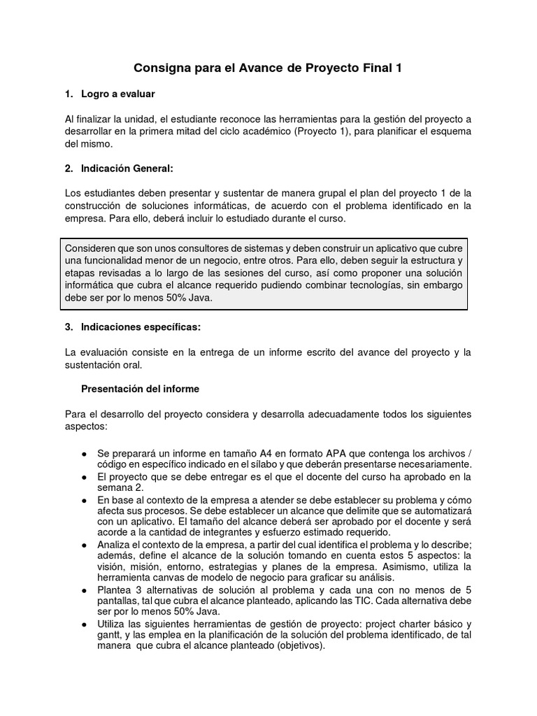 GC I58N ConsignaAPF1 21C1M | PDF | Business | Java (lenguaje de programación)