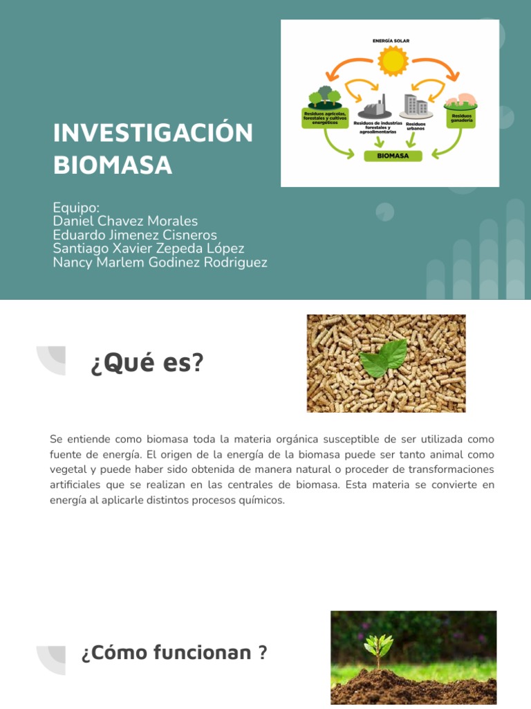 Investigación Biomasa | PDF | Biomasa | Energía renovable