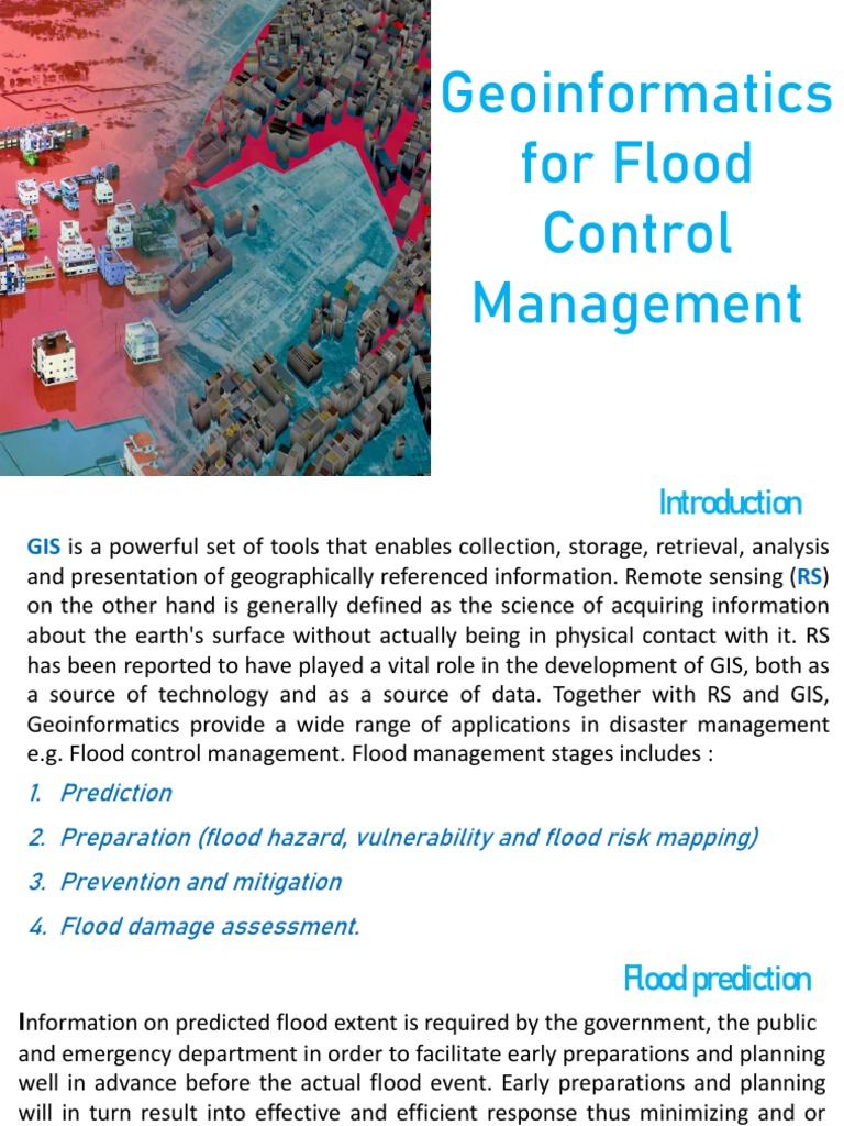 Leveraging Geoinformatics for Effective Flood Prediction, Preparation ...