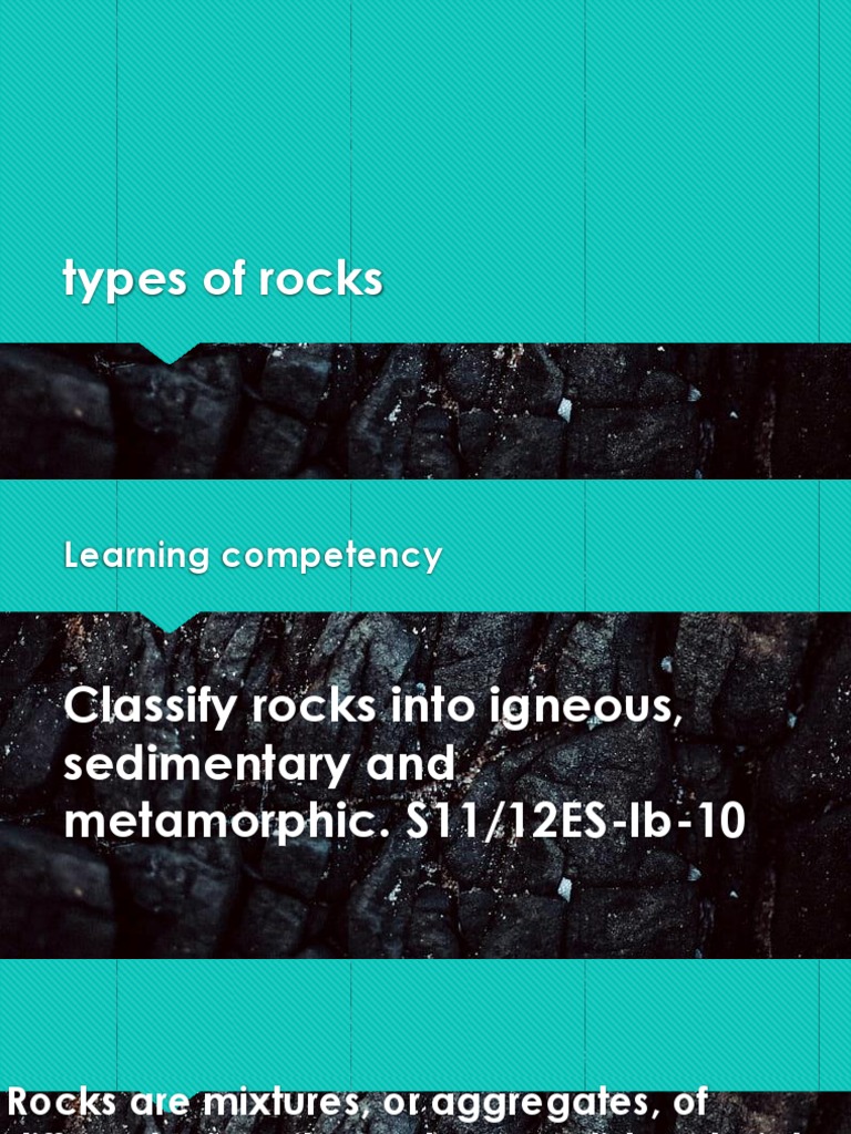 4 Types of Rocks | PDF