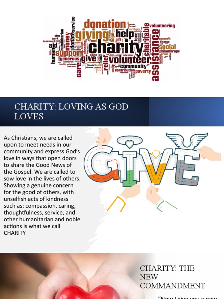 Loving as God Loves: A Summary of Christian Teachings on Charity | PDF | Love | Theology