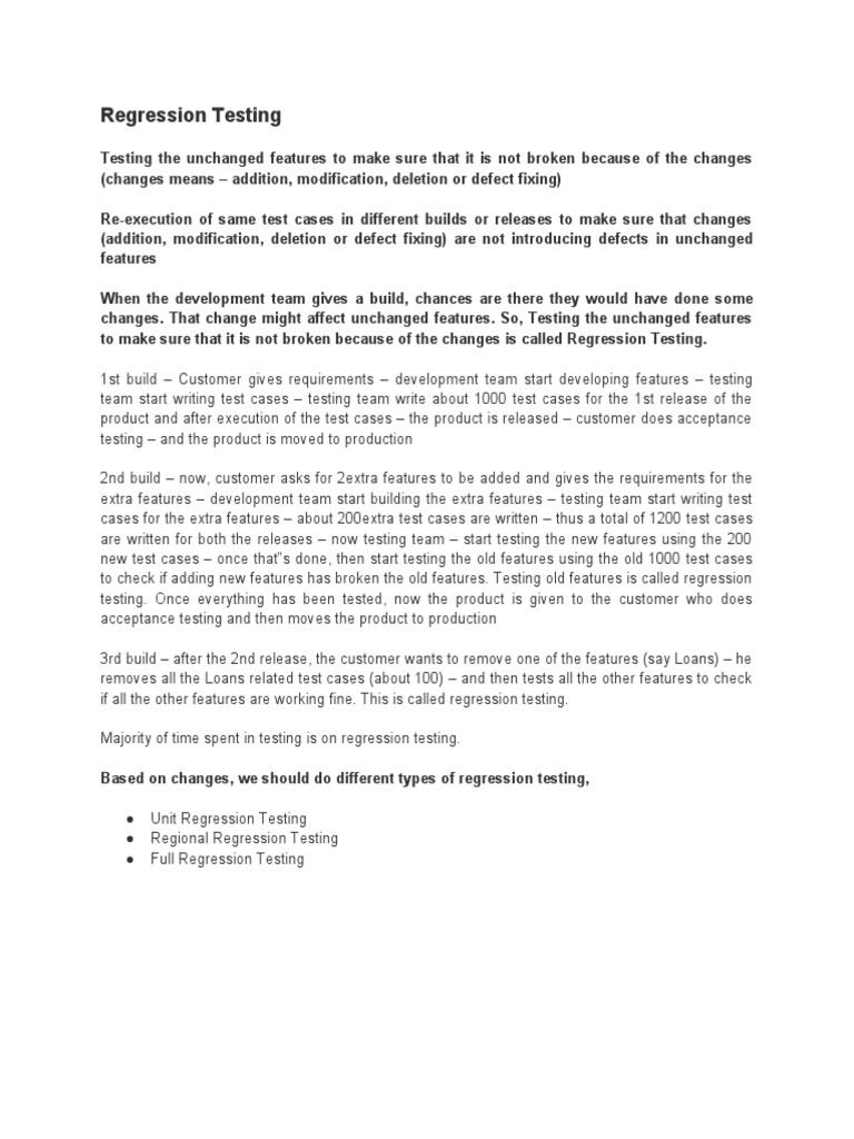 10retesting And Regression Testing Download Free Pdf Software Testing Software Bug 