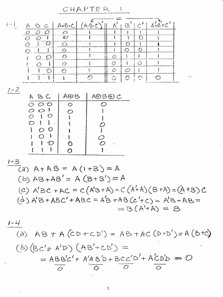 (솔루션) 컴퓨터 시스템 구조 3판 (저자 M. Morris Mano 3rd Ed (김종상 역) - Computer System ...