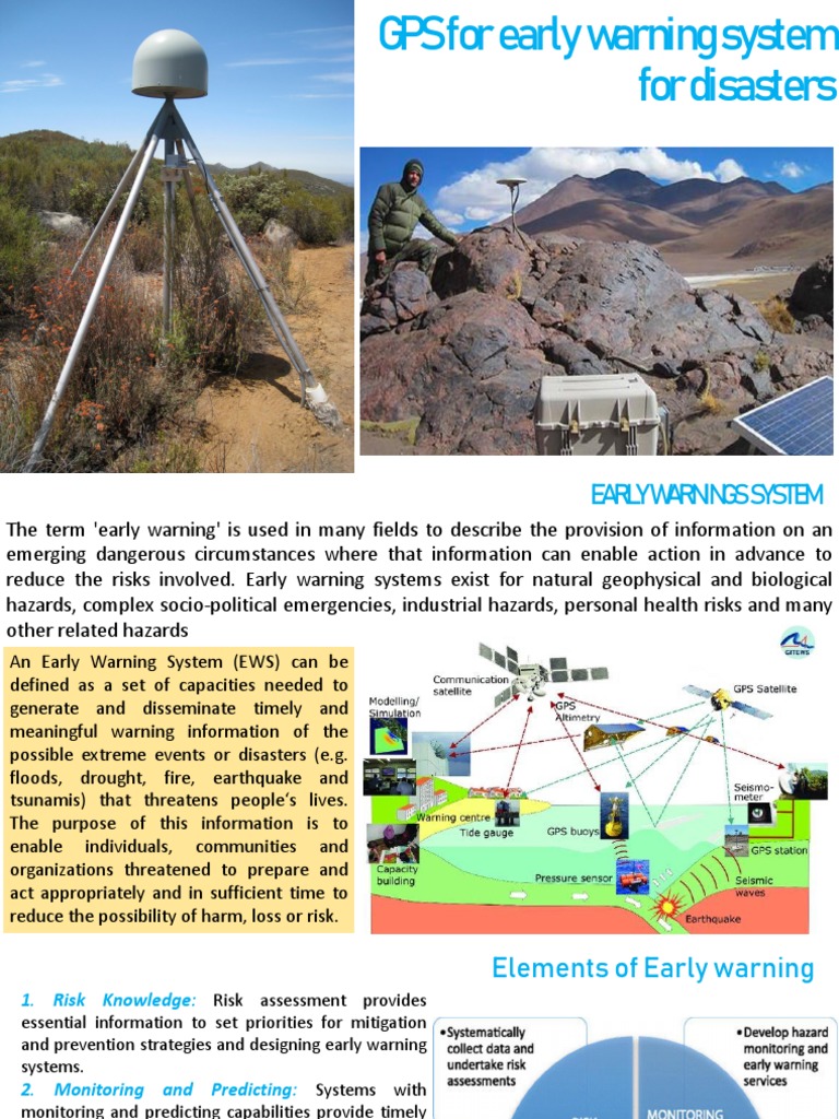 GPS For Early Warning System For Disasters | Download Free PDF ...