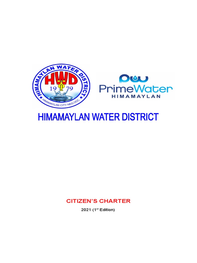 Citizens Charter 2021 1st Edition Pdf Fee Receipt