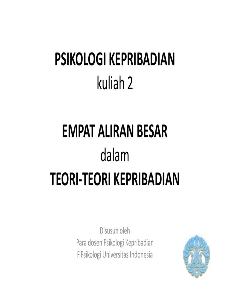 Psikologi Kepribadian Pdf
