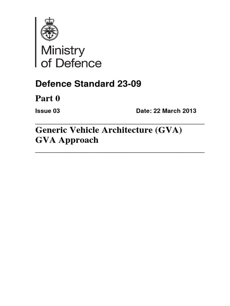 Def Stan 23-09 Part 0 | PDF | User Interface | Modularity