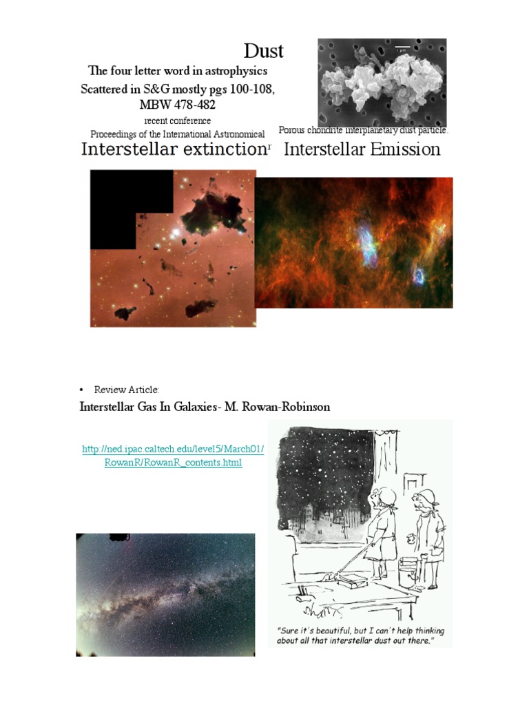 A620 Dust | PDF | Cosmic Dust | Interstellar Medium