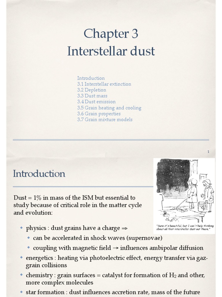 Characterizing Interstellar Dust Through Extinction, Emission ...