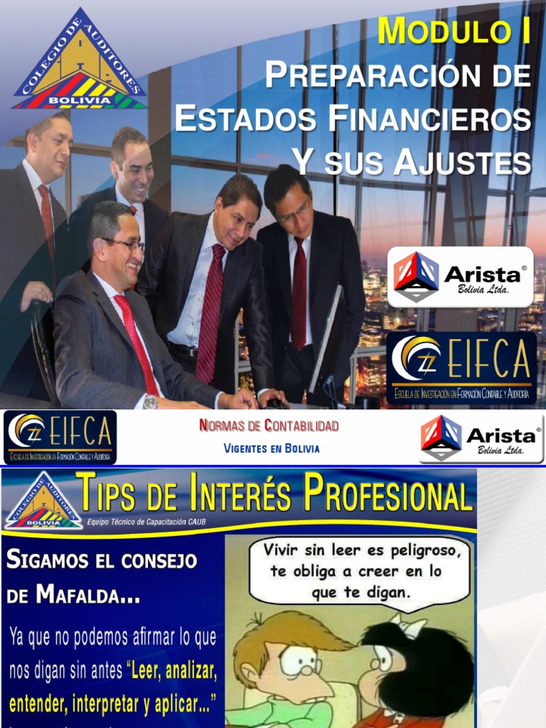 Modulo I - Ajustes para La Preparacion de Eeff | PDF | Contabilidad ...