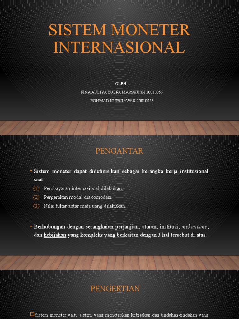 Tugas Sistem Moneter Internasional | PDF Tugas Sistem Moneter Internasional | PDF