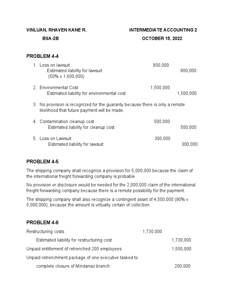 Vinluan Standalone Assignment Bsa 2B | PDF