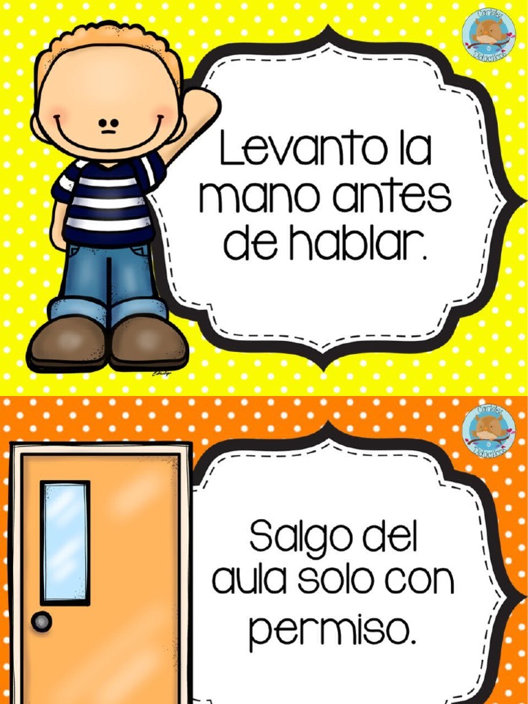 Normas de Clase para Niños | PDF