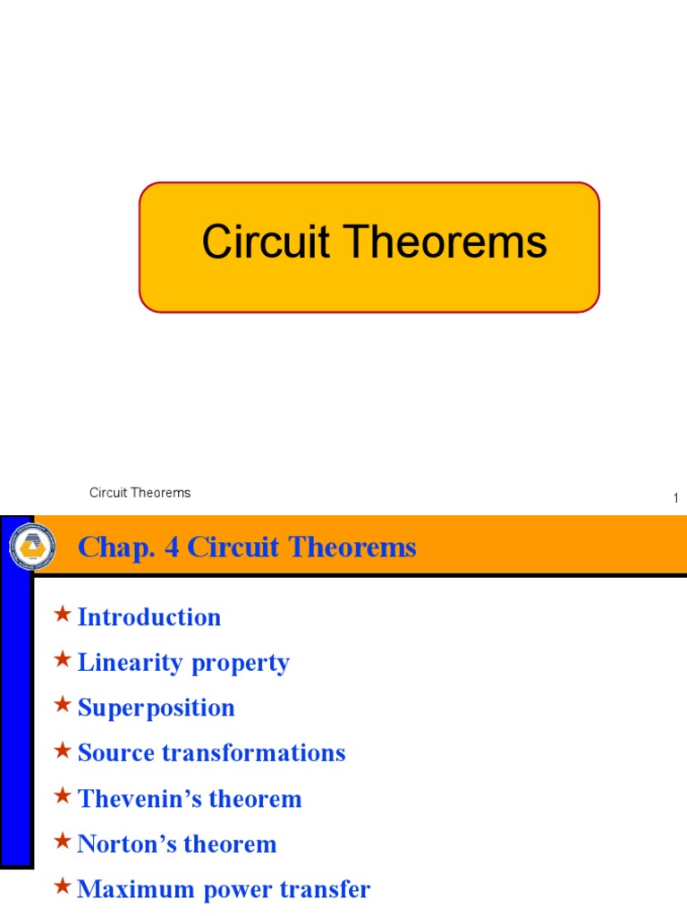 Network Theorems | PDF | Electrical Network | Electromagnetism