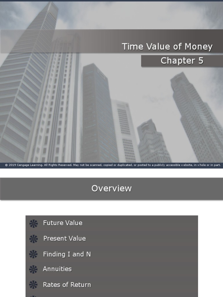 Financial Management - Chapter 05 | PDF | Present Value | Interest