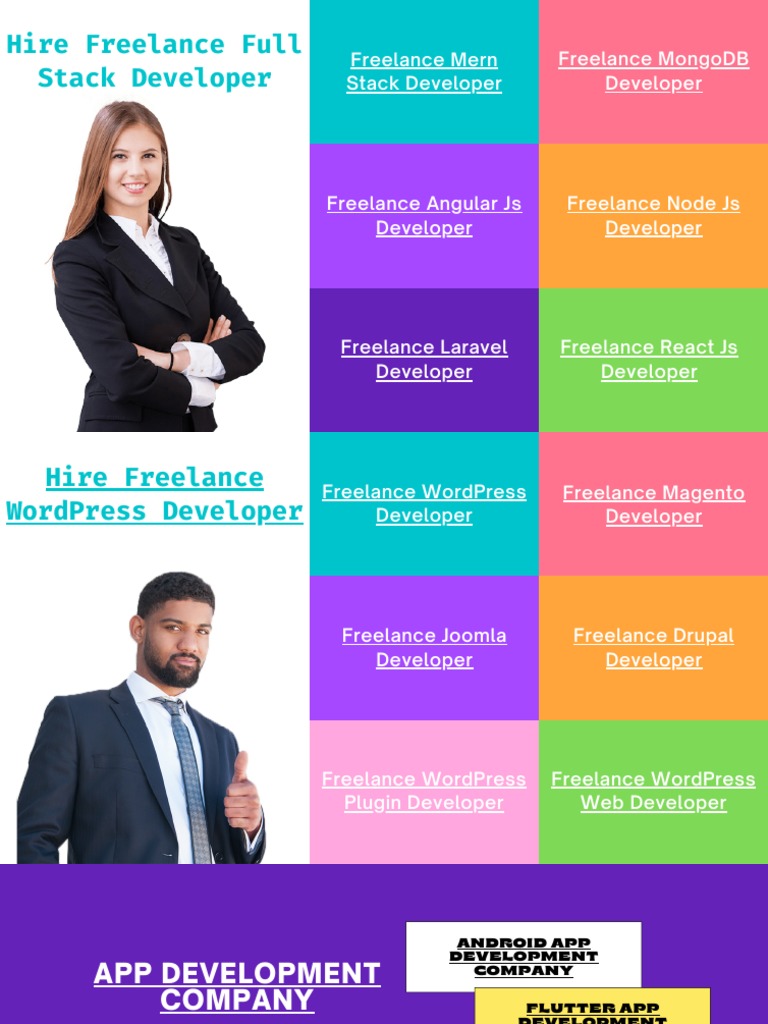 Hire Freelance Developer - All in One | PDF | Computers | Technology ...