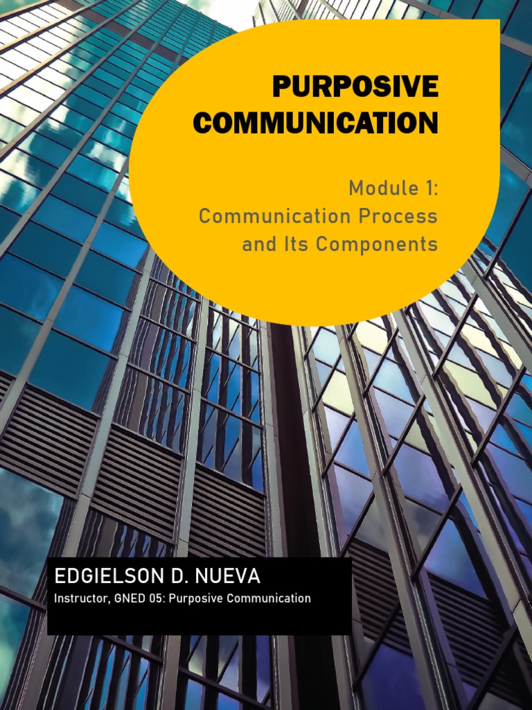 GNED 05: Communication Process Overview | PDF | Communication ...