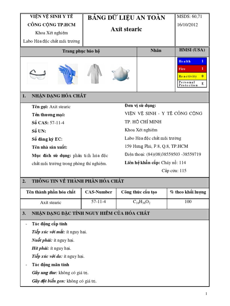 Stearic Acid | PDF