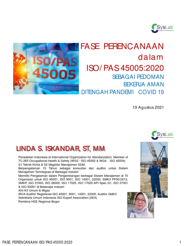 Short Brief Fase Perencanaan Dalam ISO 45005 2020 LS - Opt | PDF