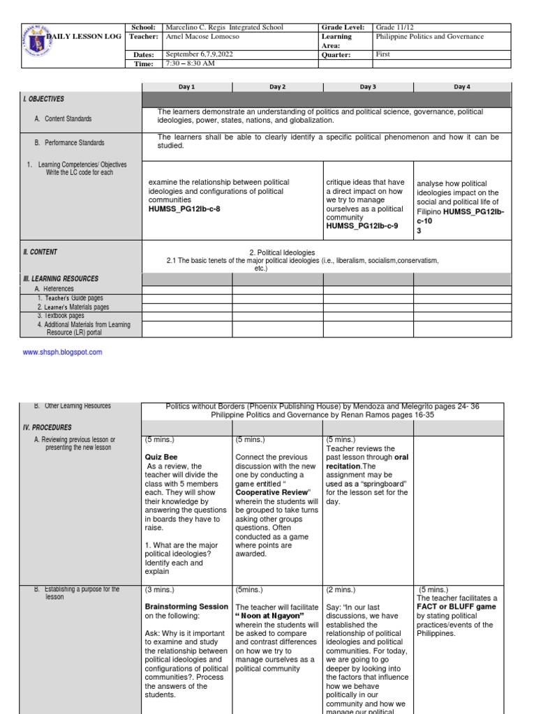 Impacts of Political Ideologies Today | PDF | Ideologies | Teachers