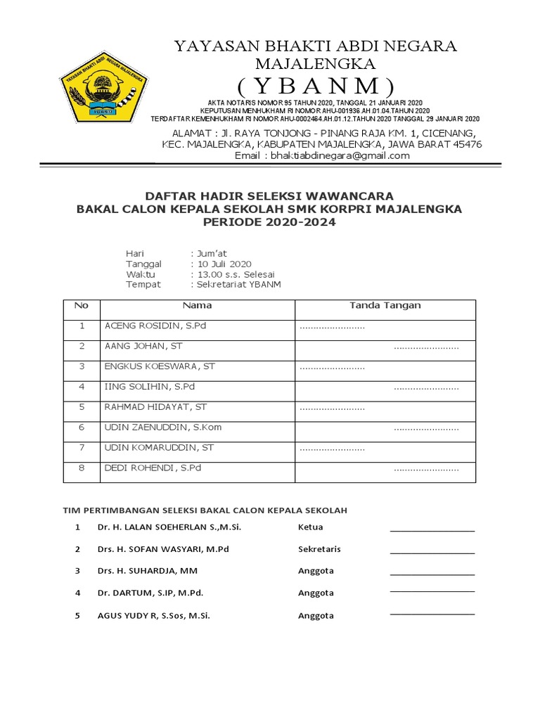 Dafhad Wawancara | PDF