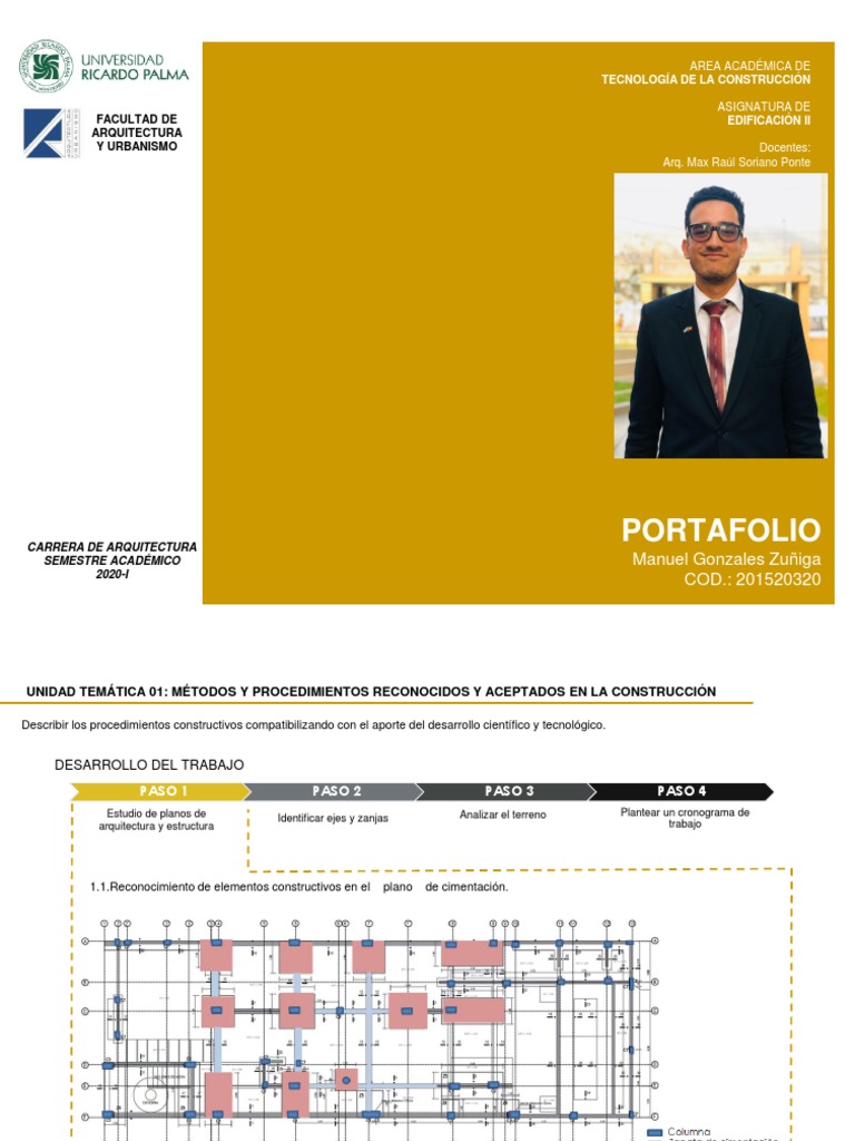 Portafolio Estudiantil Edifica 2 | PDF | Fundación (Ingeniería) | Ciencias de la Tierra