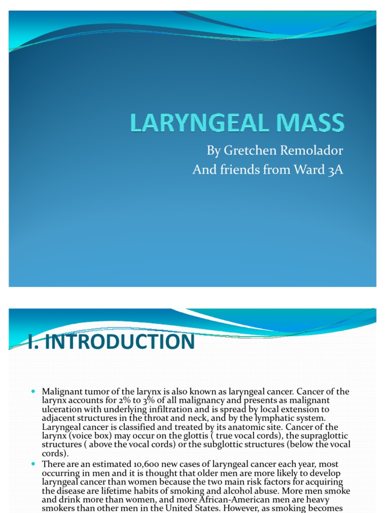 Laryngeal Mass | PDF | Larynx | Nursing