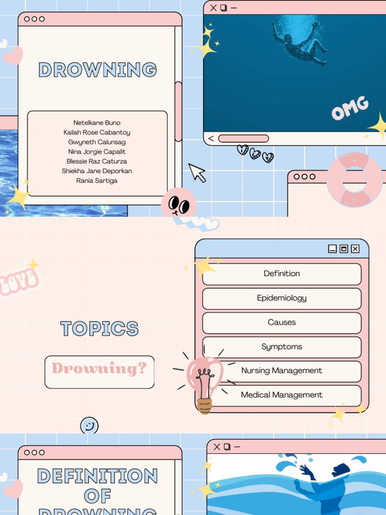 Understanding Drowning: Causes & Care | PDF | Breathing | Medical ...