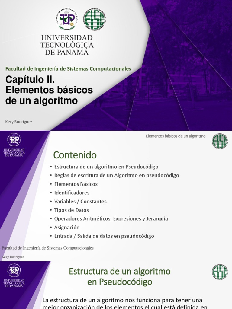 PP-2022-Elementos Básicos de Un Algoritmo1 | Descargar gratis PDF | Algoritmos | Cadena ...