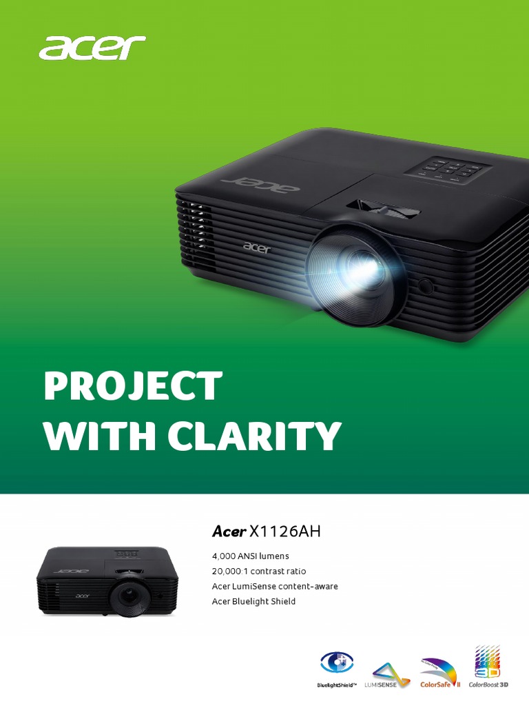 Acer X1126AH | PDF