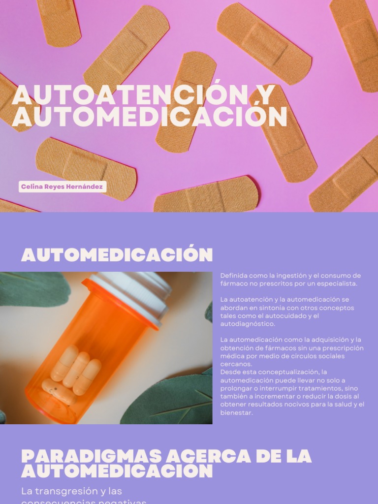 Autoatención y Automedicación | PDF | Prescripción médica ...