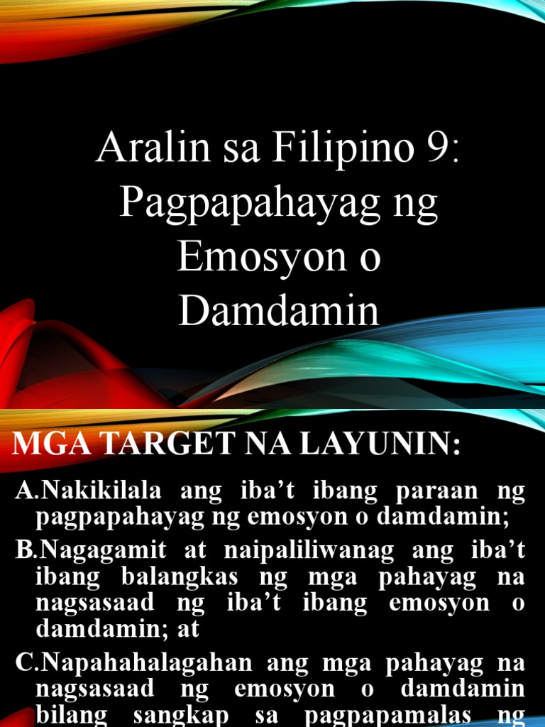 Emosyon o Damdamin | PDF