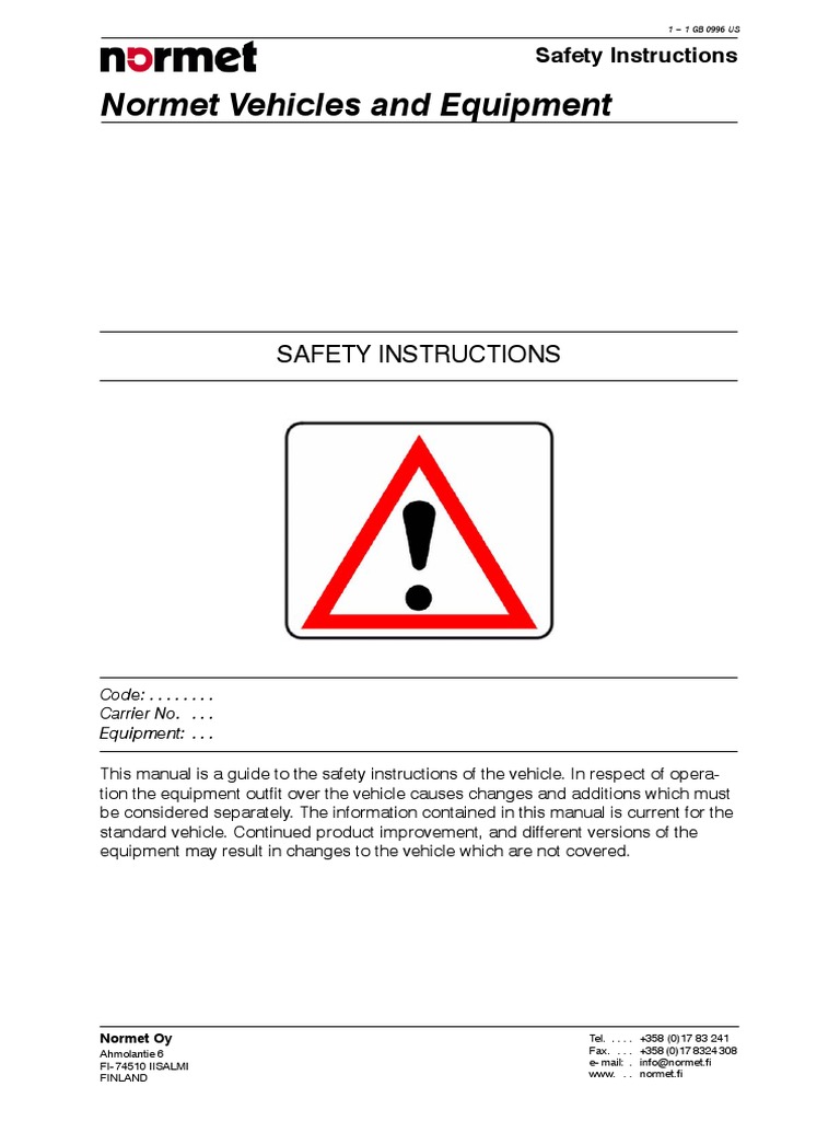 7 Safety Instruction | PDF | Safety | Pipe (Fluid Conveyance)