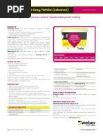 Weberdry 360 PU Waterproofing Guide | PDF | Concrete | Materials